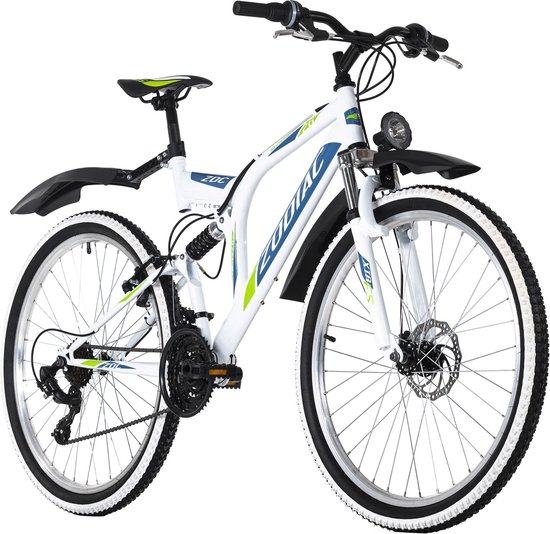 Ks Cycling Fiets Mountainbike ATB Volledig 26 Zoll Zodiac wit-groen ...
