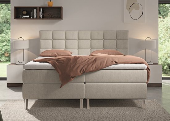 Boxspring Parijs 160x200 - Beige - Droomidee | bol.com