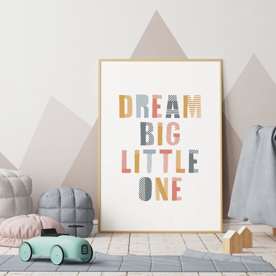 Dream Big - Poster - A4 - 21 x 29.7 cm | bol.com