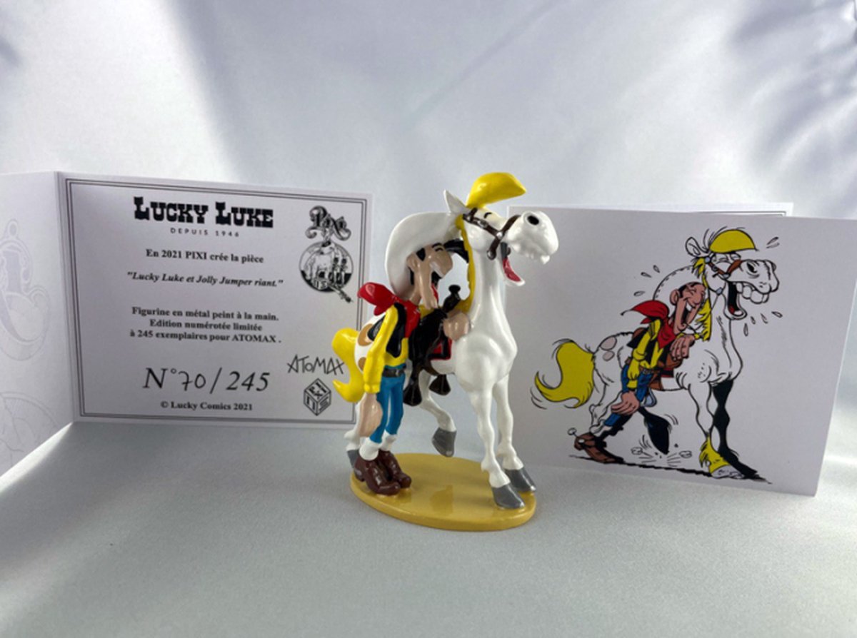 Lucky Luke - Pixi verzamelfiguur - Lucky Luke met Jolly Jumper - nr ...