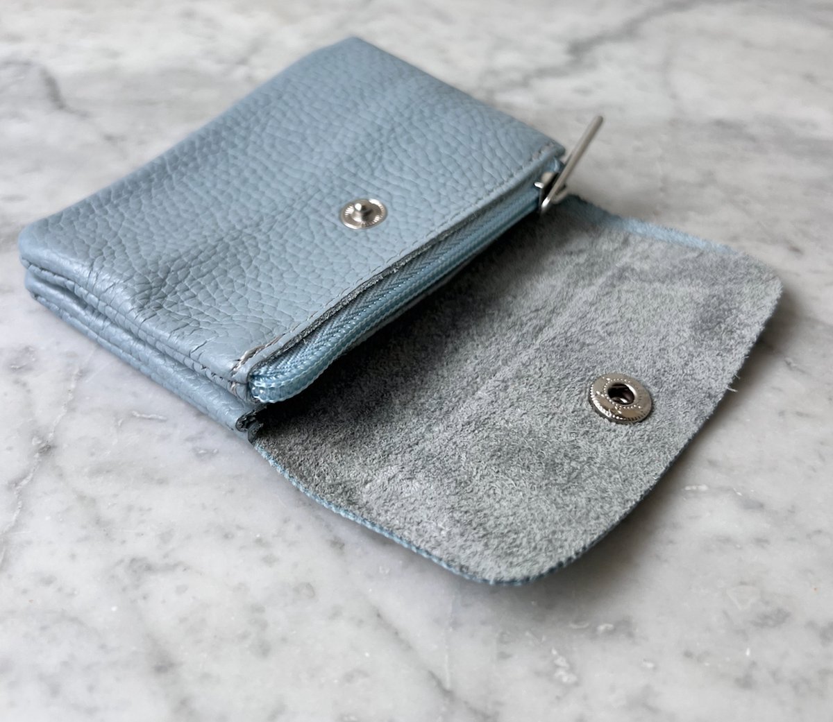 Lundholm portemonnee dames klein portemonnee dames met rits kleingeld ...