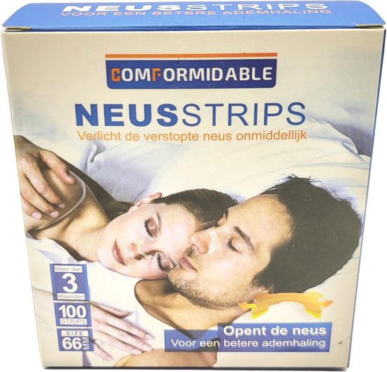 Comformidable Neusstrips – Anti Snurk Strips – Neuspleisters Snurken ...