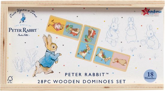Peter Rabbit Domino spel hout | Games | bol.com
