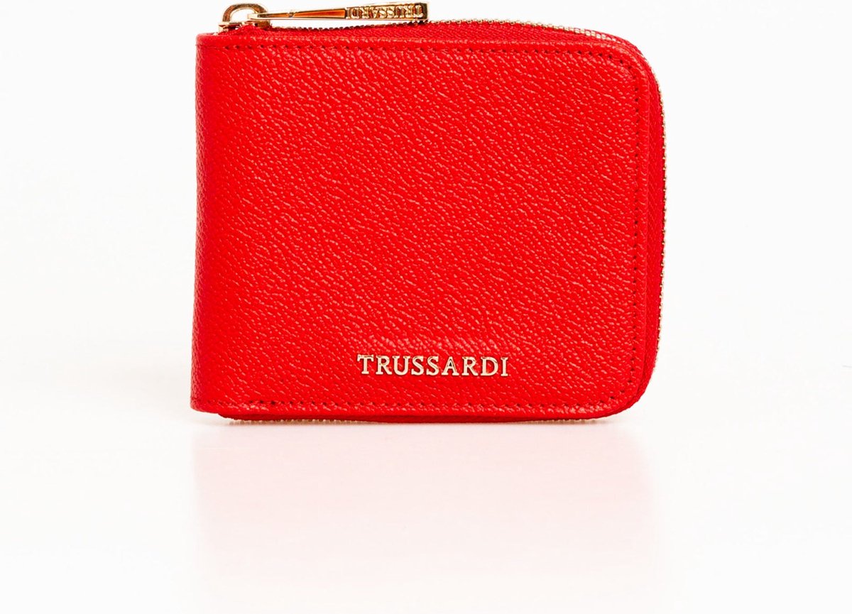 Trussardi - Red Leather Wallet | bol.com