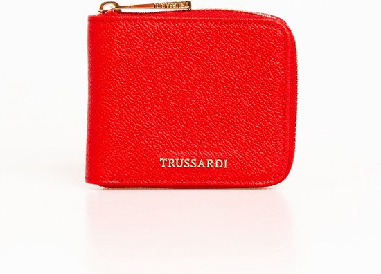 Trussardi - Red Leather Wallet | bol.com