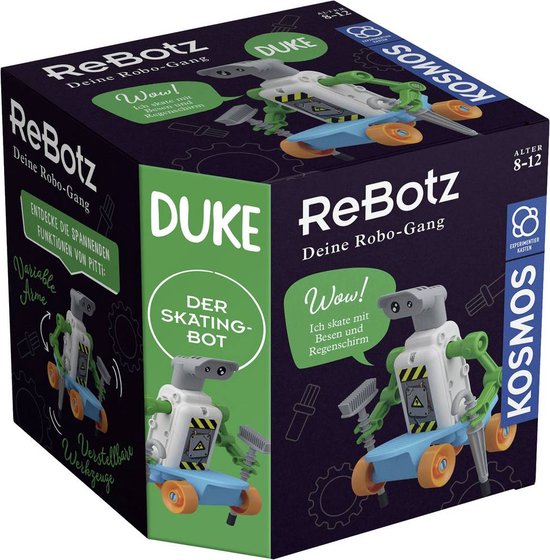 Kosmos ReBotz - Duke der Skating-Bot 602598 Robot bouwpakket Uitvoering ...