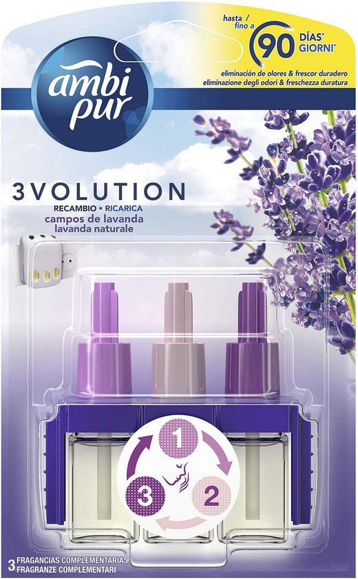 Electric Air Freshener Refills Ambi Pur 3Volution Lavendar (21 ml) | bol
