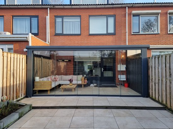 Verako - Luxe moderne overkapping - 500x400 cm - Te gebruiken als ...