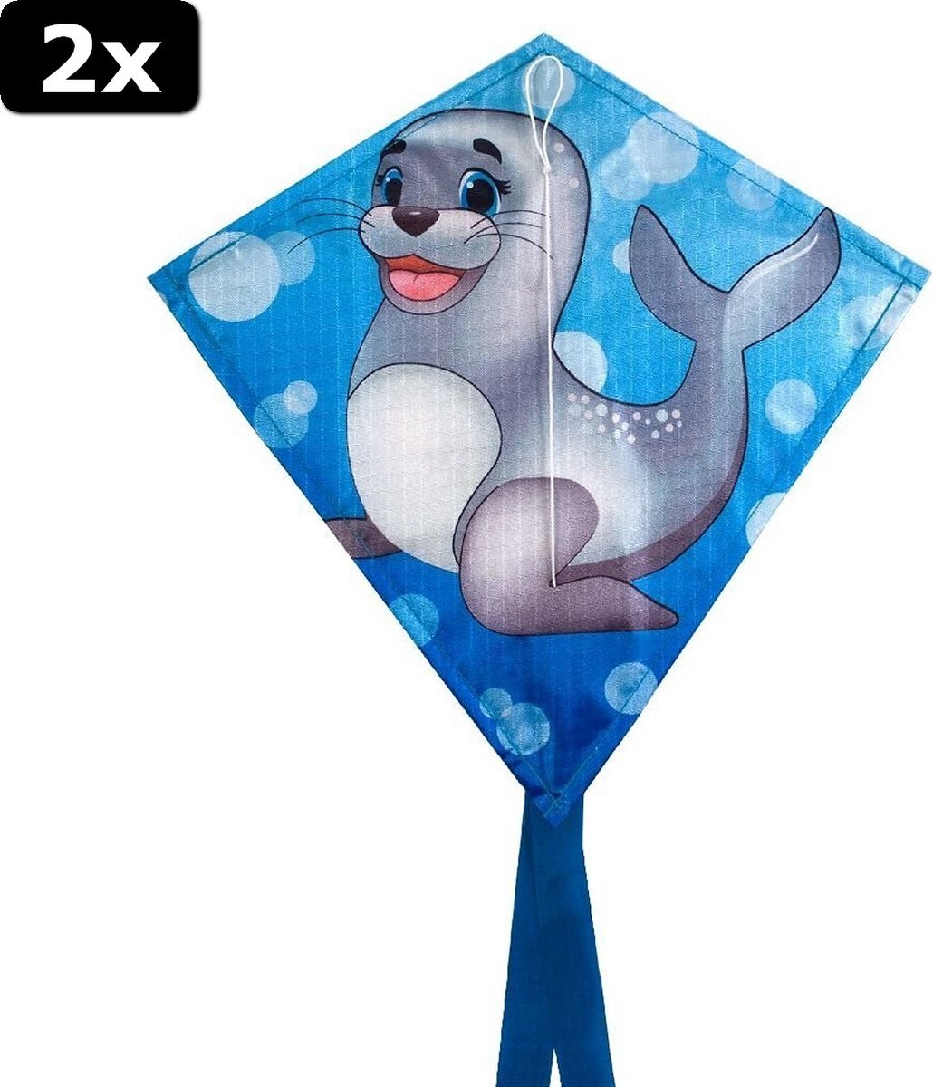 2x Rhombus Junior Vlieger 65x65 cm Assorti | bol.com