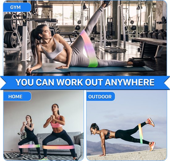 EVOLAND - Weerstandsbanden - Booty Band - Resistance band - Drie ...