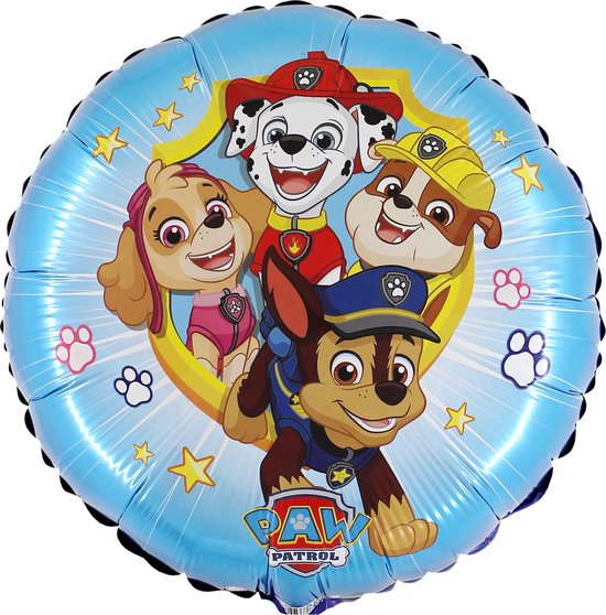 Paw Patrol Folieballon - Rond 45 cm - Paw Patrol Ballon - Paw Patrol ...