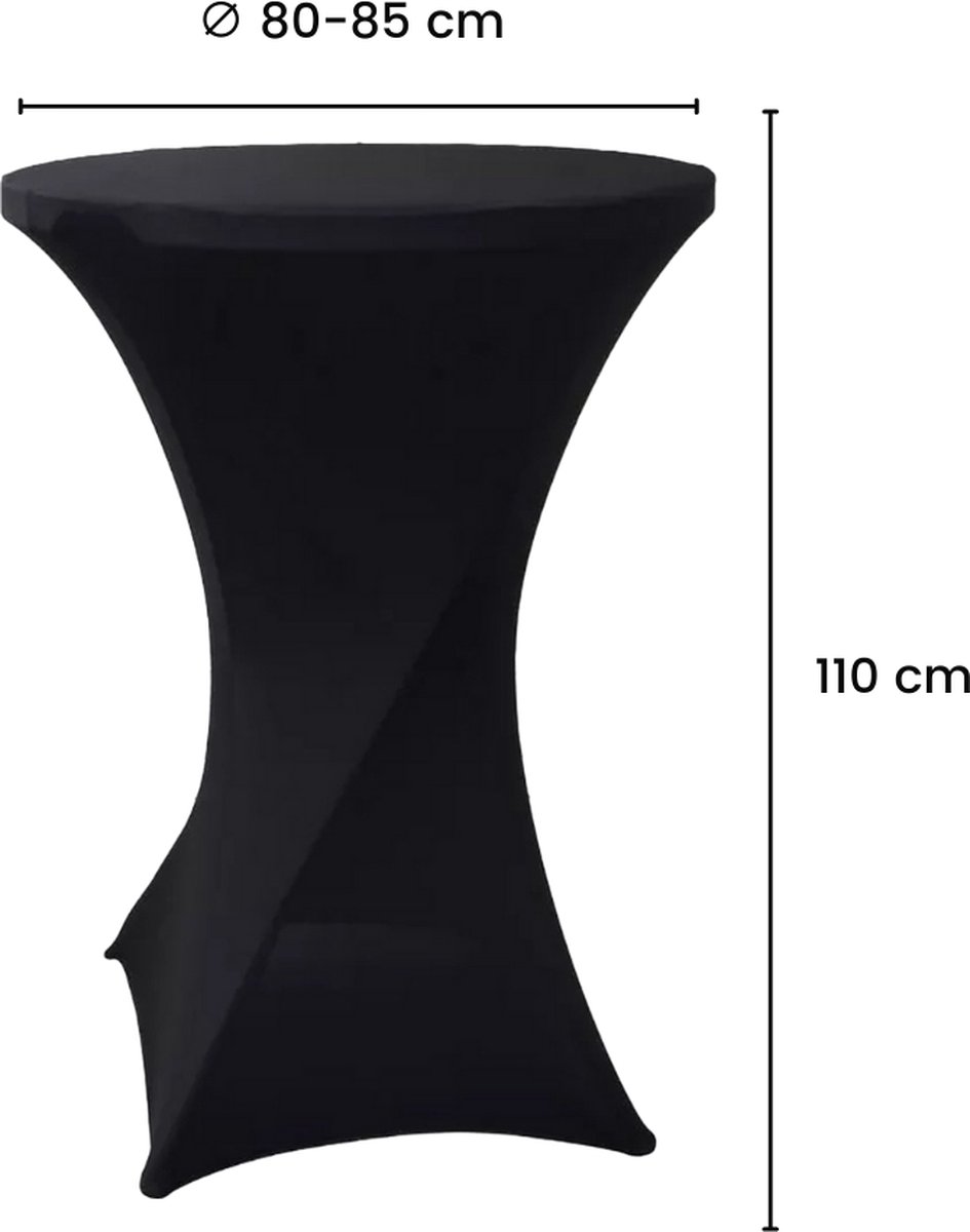 Statafelrok - ∅80-85 x 110 cm - statafelhoes stretch - tafelhoes voor statafel -... | bol.com