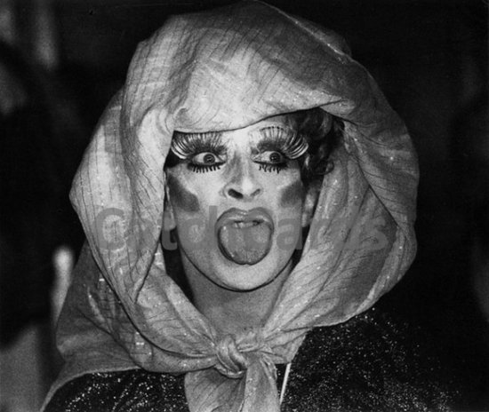 Charles Roff - Drag Queen - Vintage dubbele kaarten - Zwart-wit - Set ...