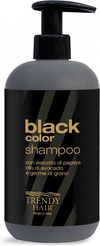 TRENDY HAIR BLACK COLOR SHAMPOO 600ML | bol