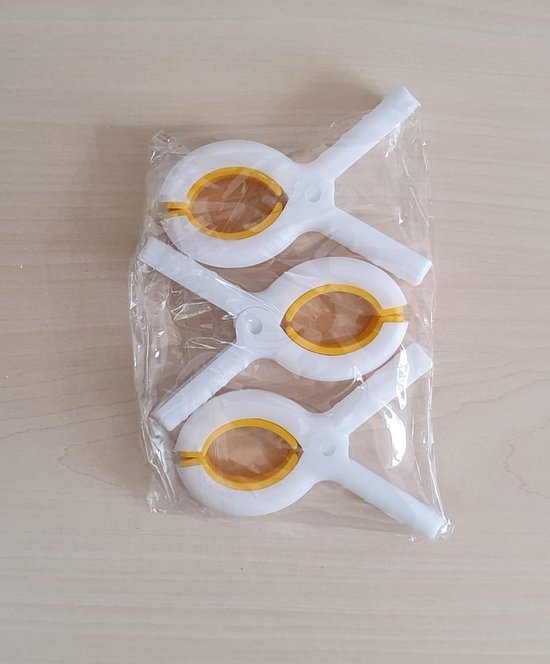 Handdoekknijpers - Handdoek clips - Set van 3 - Grote wasknijpers ...
