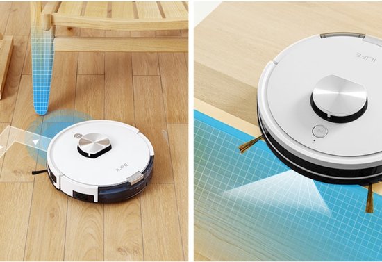 Amerce Robotstofzuiger met Dweilfunctie - Slimme Stofzuiger ...