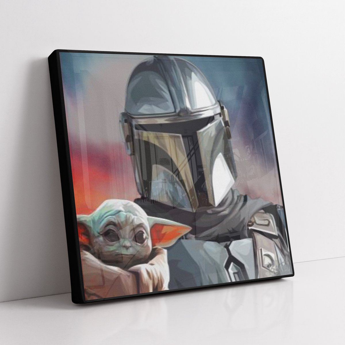MANDALORIAN BABY YODA pop art schilderij | bol.com