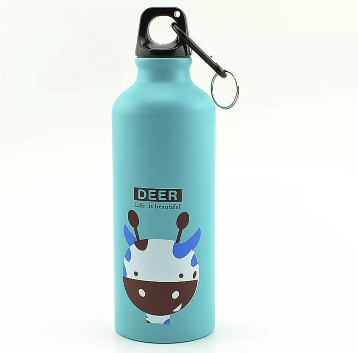 Drinkfles - Deer Print - Waterfles - Kinderen - Volwassenen - Groen ...
