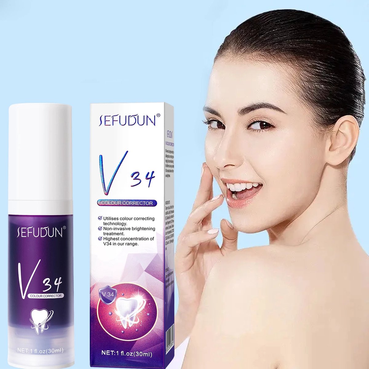 V34 Serum - Colour Corrector -Whitning - | bol.com