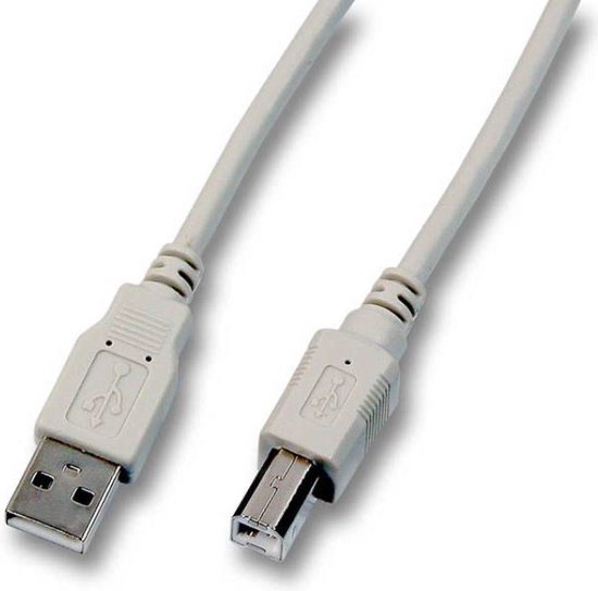 EFB Elektronik 0.5m USB 2.0 USB-kabel 0,5 m USB A USB B Grijs | bol