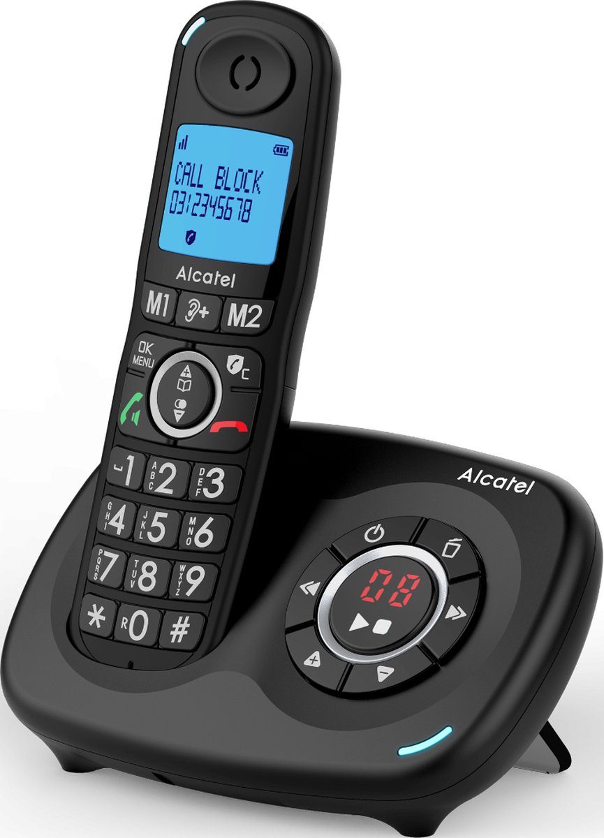Alcatel XL595 Senioren Draadloze Dect Telefoon Met Antwoordapparaat ...