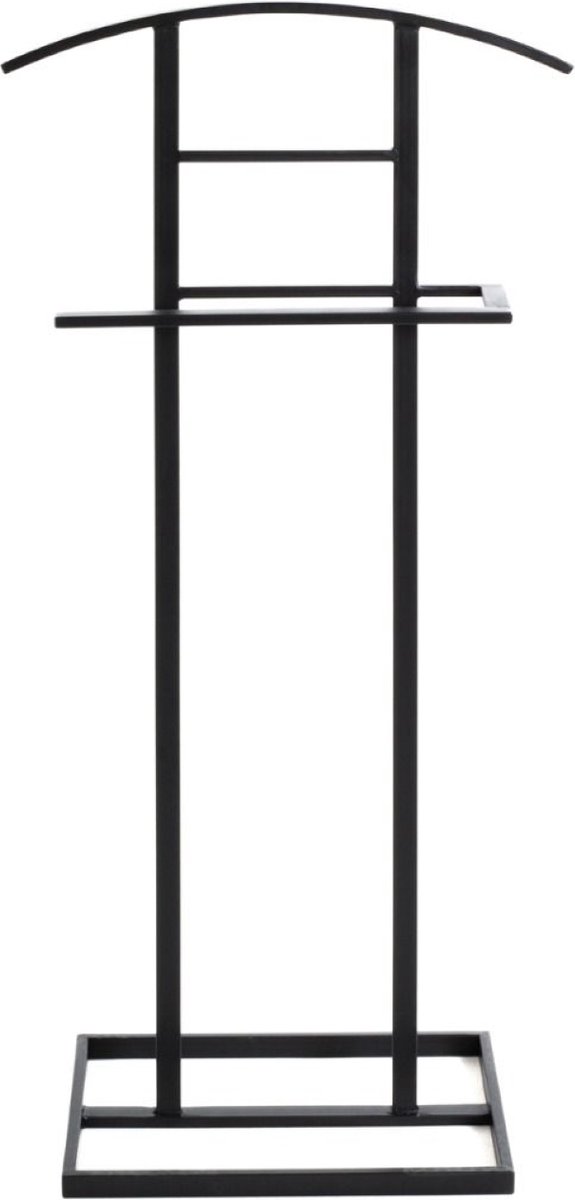 HakuShop Dressboy van staal - Zwart gelakte kledingstandaard ...