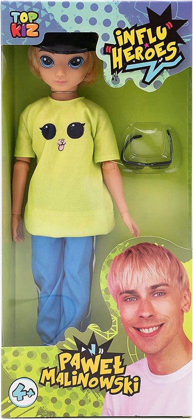 Influ Heroes - Pop Pawel Malinowski- Accessoire - Hoogte 23 cm | bol