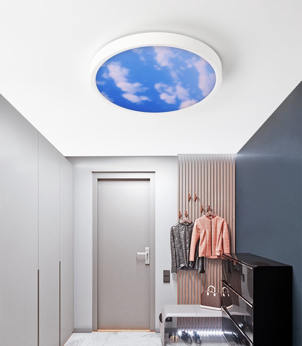 Uniclamps - Wolken Plafondlamp - 30 cm - Slaapkamerlamp - Woonkamerlamp ...