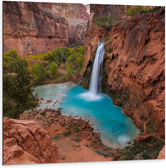 WallClassics - Dibond - Havasu Falls Waterval in de Grand Canyon ...