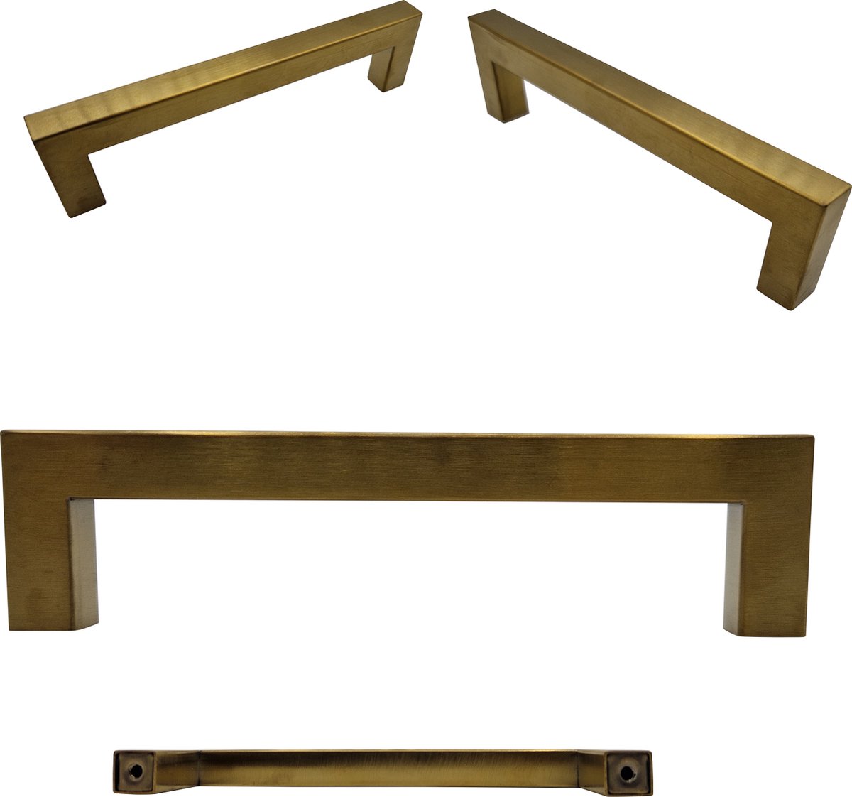 Handgreep / Keukengreep Goud 128 mm - Modern - Handgrepen kast ...