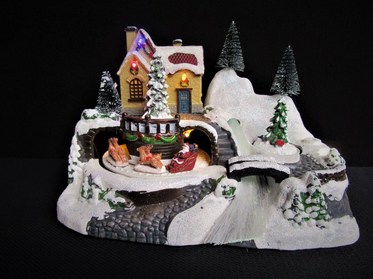 Maisons et villages de Villages de Noël - Scène de Noël - Maison avec ...