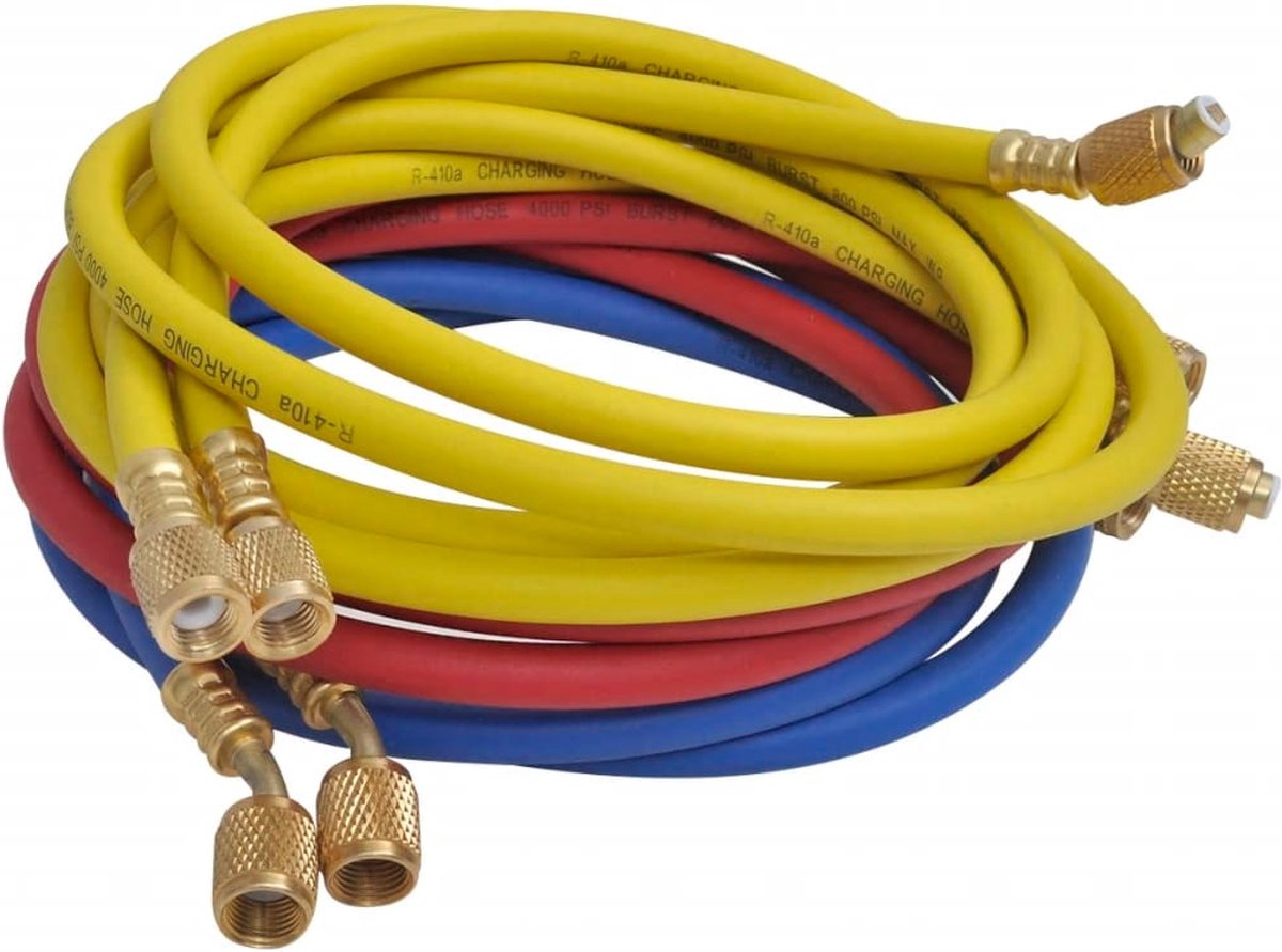 Manometer set voor airco met 4-richtingen | bol.com