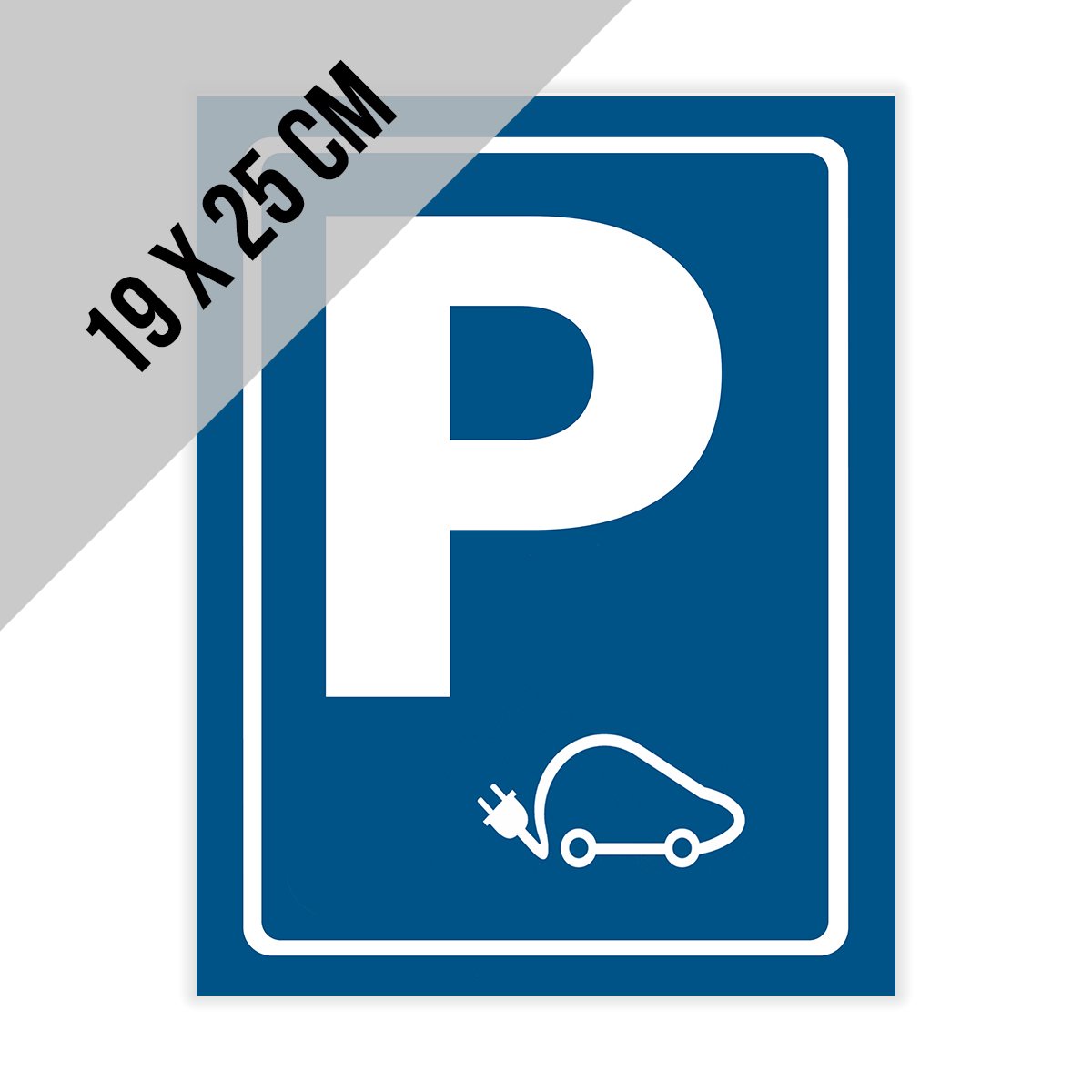 Pictogram Polystyreen | Parkeerplaats elektrische wagens | 19 x 25 cm ...