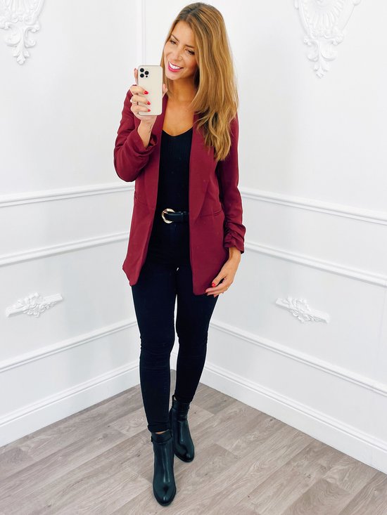 Basic Blazer Paars | bol