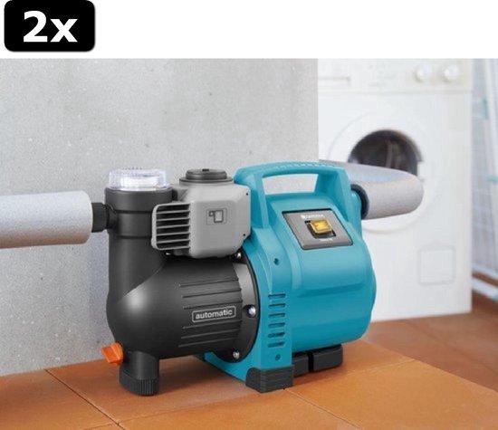 2x GARDENA Classic hydrofoorpomp 3500/4e - 800W - 3500 l/u | bol