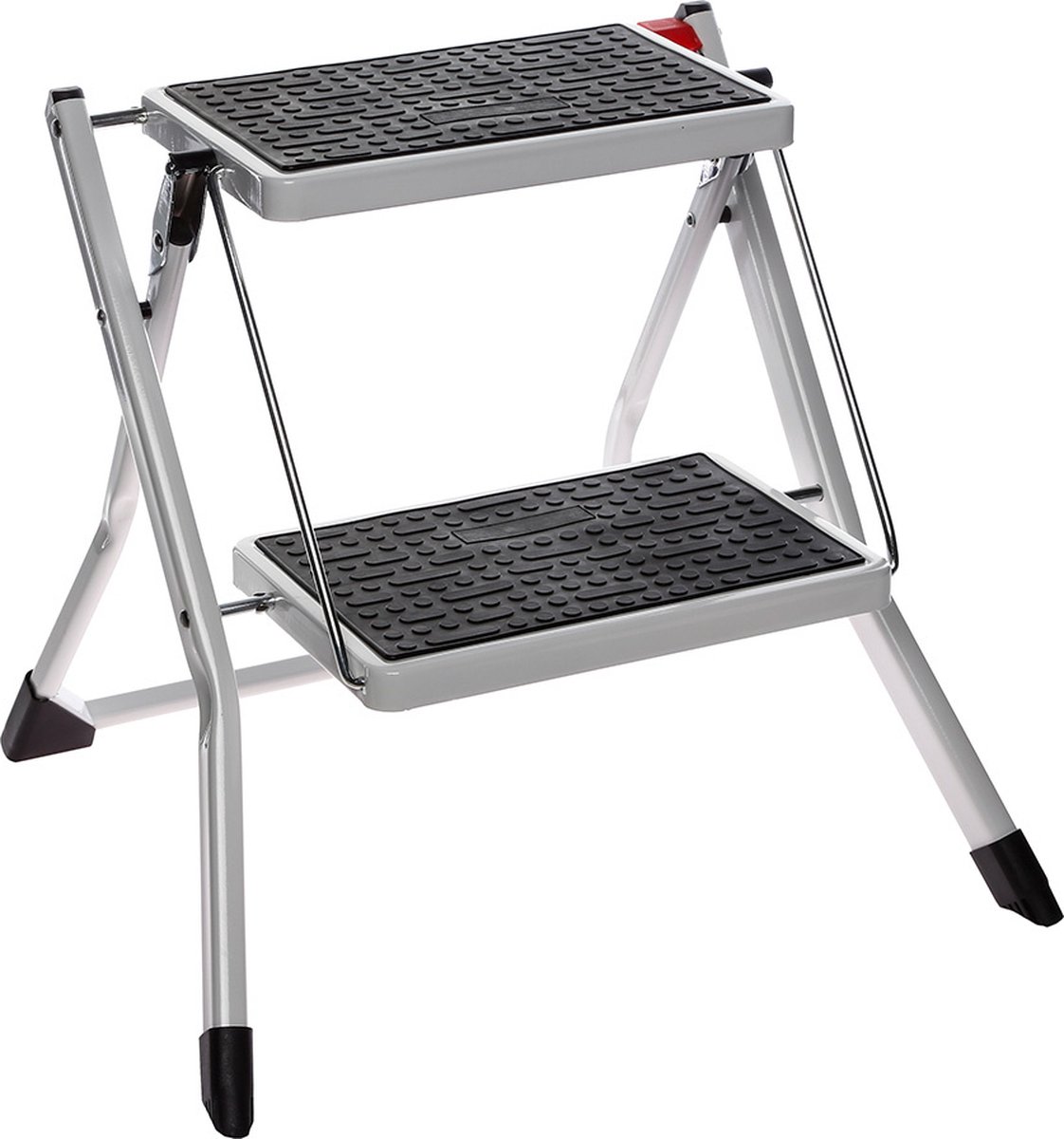 Five® Inklapbaar opstapje 150 kg draagcapaciteit - Zwart - Opvouwbaar ...