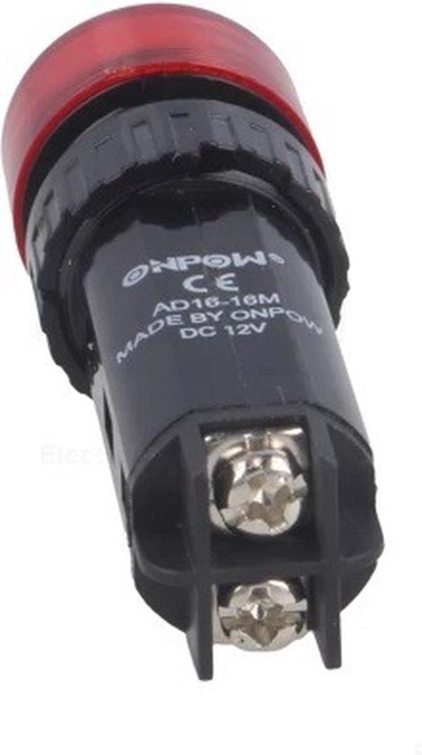 Inbouw lichtzoemer - 80dB - 12V - Rood | bol