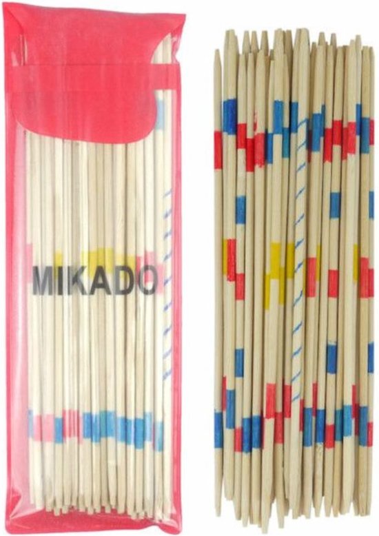 Mikado spel : 41 speelstokjes in opbergzakje | Games | bol.com