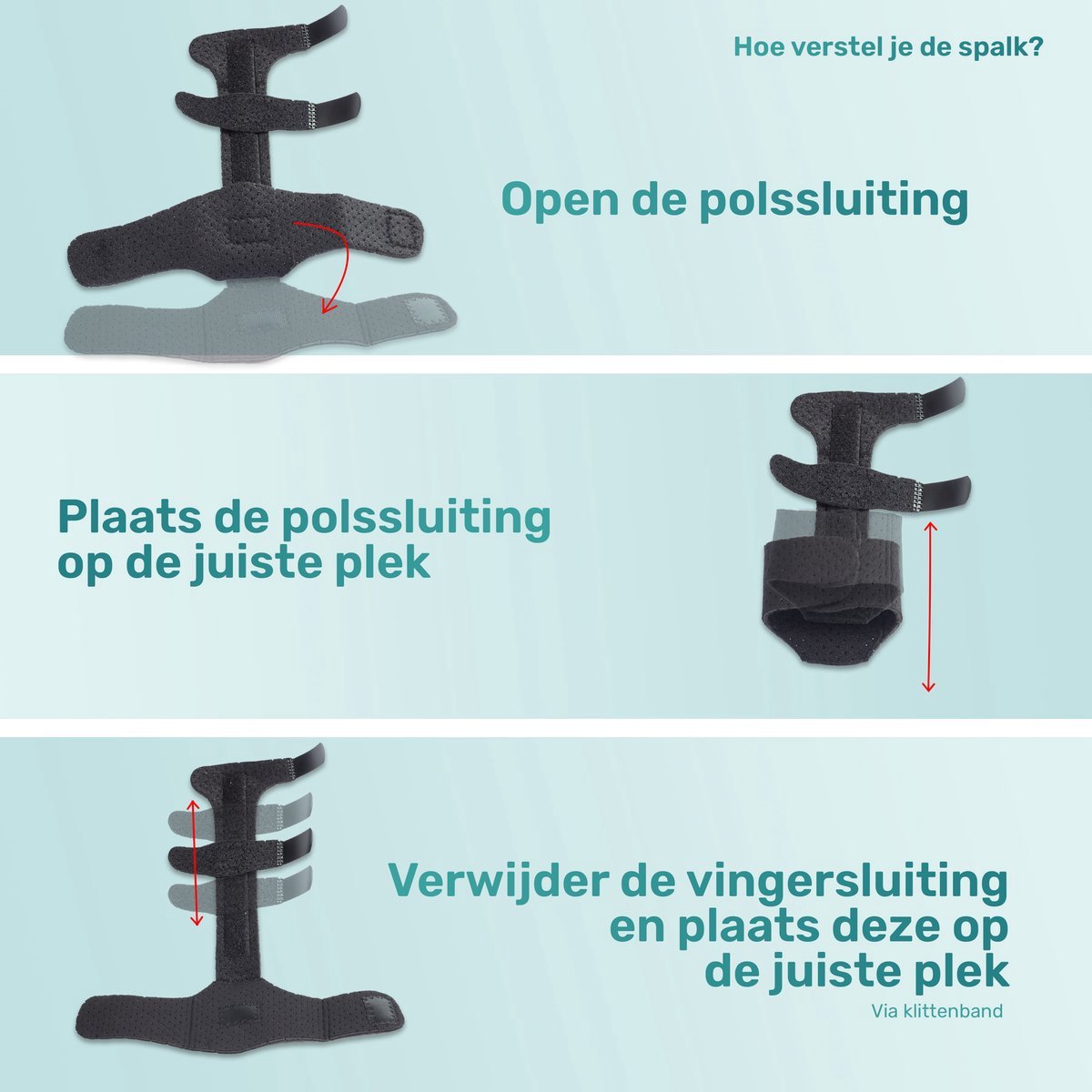 Vingerspalk - Middel vinger - One size - Geschikt voor alle vingers ...