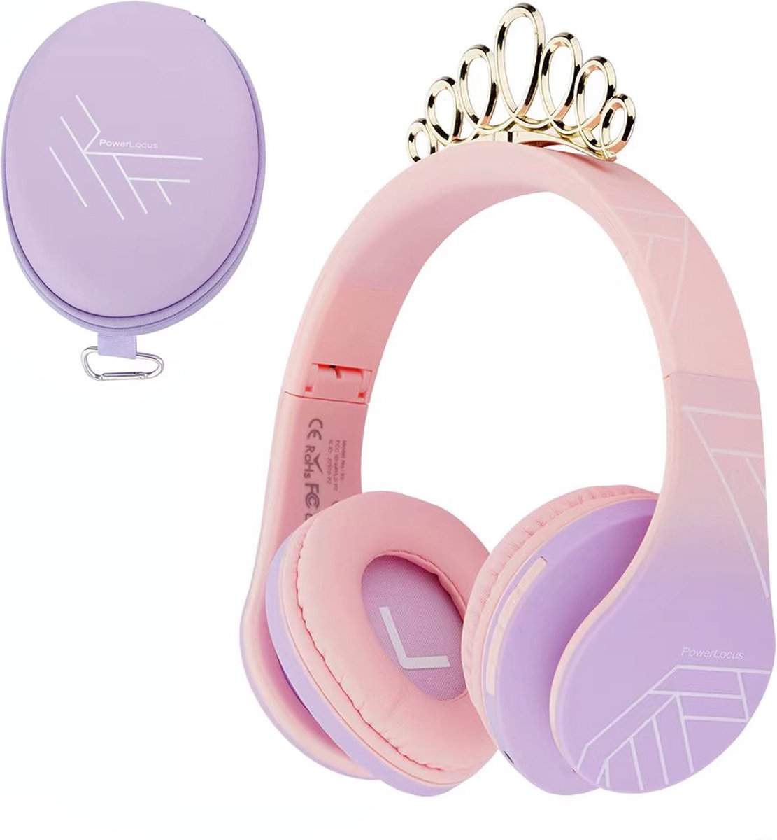 PowerLocus P2 draadloze Over-Ear Koptelefoon Inklapbaar koptelefoon ...