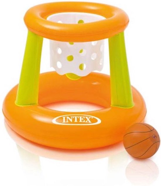 Intex floating hoops set - waterbasketbal oranje 67 x 55 cm met bal ...