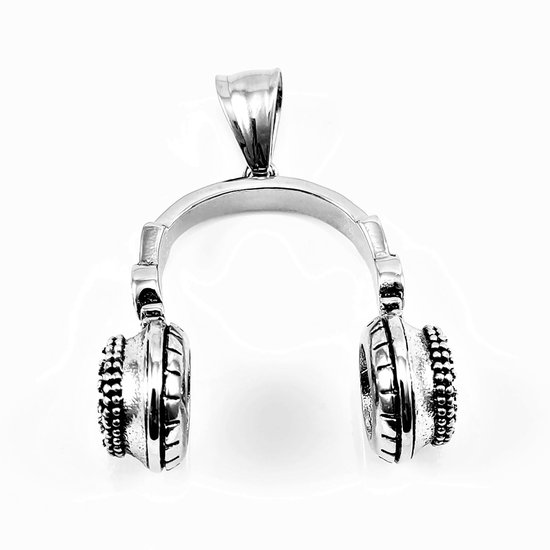 Hoofdtelefoon Hanger Juweel Heren - Dames - RVS - Hip-Hop Headset | bol.com