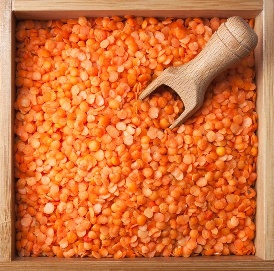 Rode Gespleten Linzen - Red Split Lentils 4kg (2x2kg) | bol.com