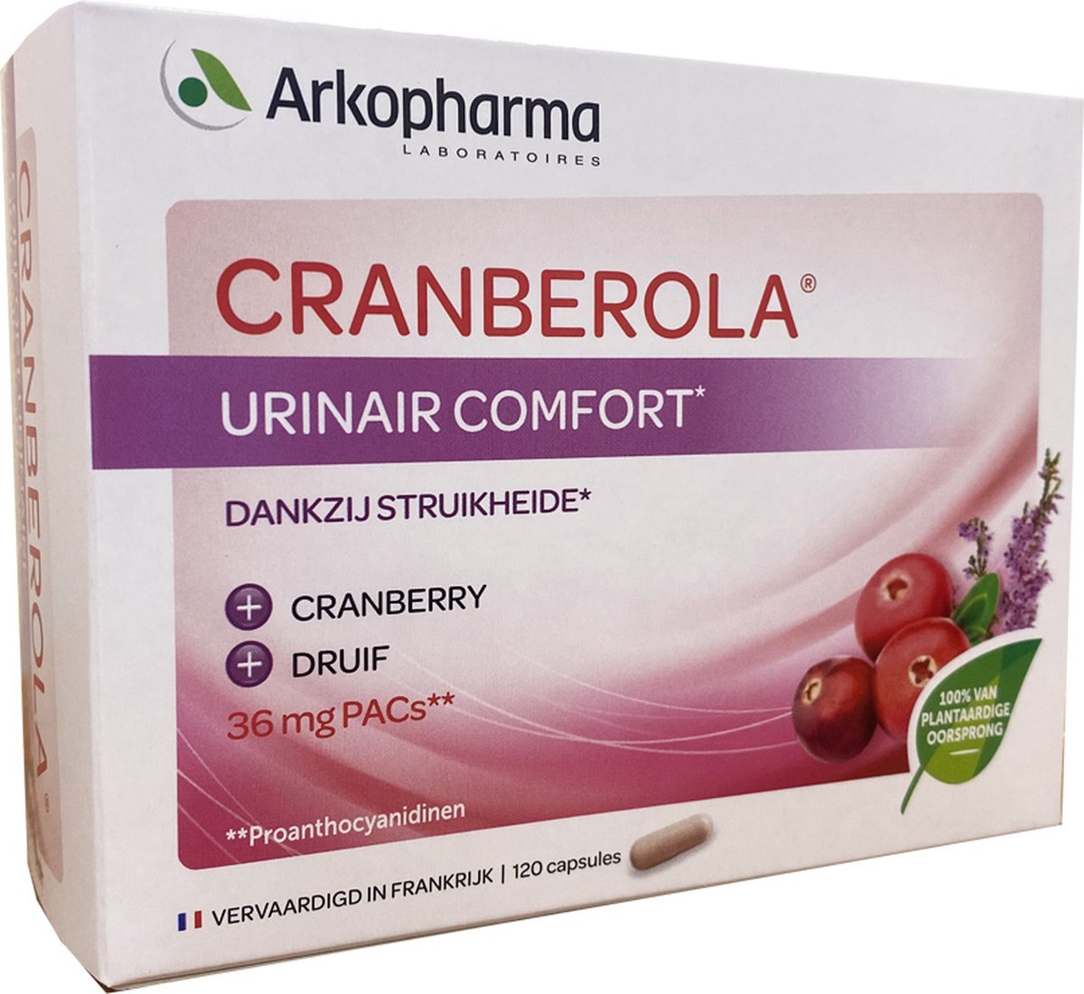 Arkopharma Cranberola Voor het Urinair Comfort - 120 Capsules 2 per Dag ...