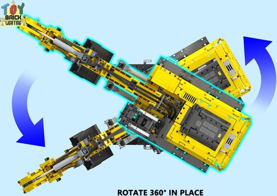RC LIEBHERR R980 Rupskraan Kraan Graafmachine Technic Technisch MOC ...