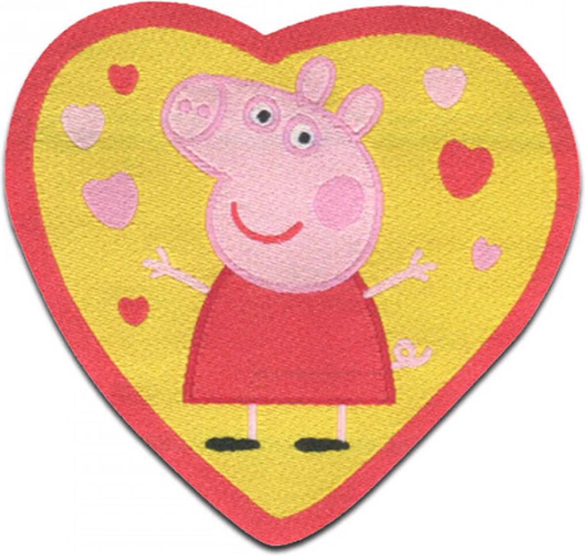 Peppa Pig - Hart - Patch | bol.com