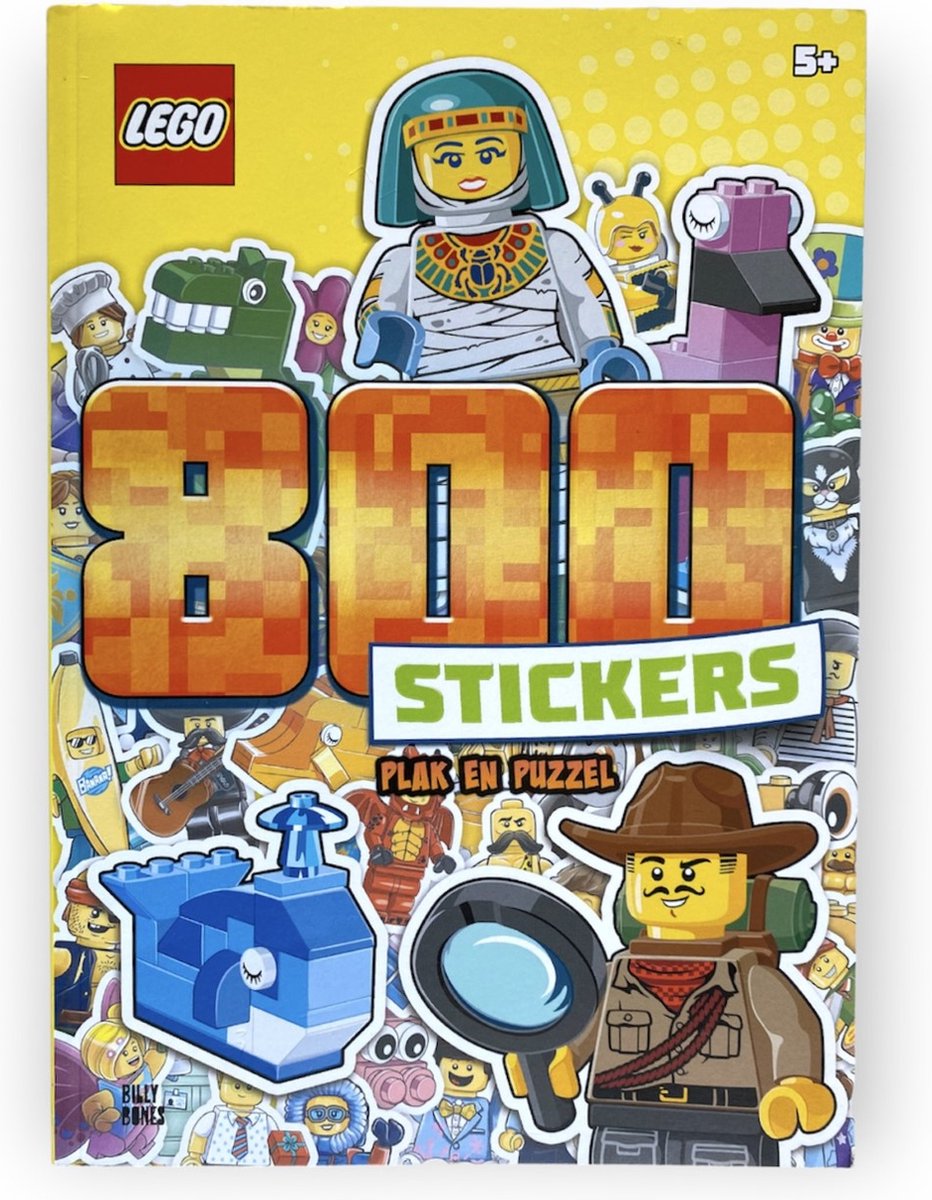 Lego - Stickersboek - Puzzel boek - 800 stickers - 5+ jaar | bol.com