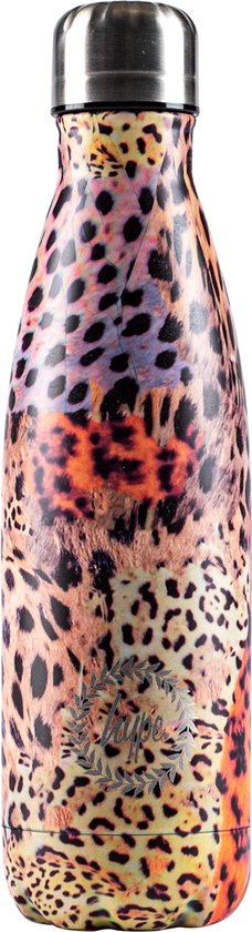 Cheetah - Drinkfles - RVS drinkfles - waterfles - RVS waterfles | bol.com