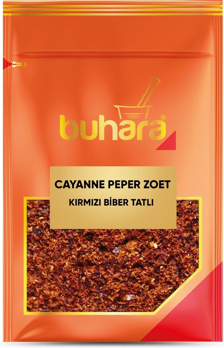 Buhara - Cayenne Peper Zoet - Kirmizi Pul Biber Tatli - Sweet Powdered Red Pepper - 80 gr | bol