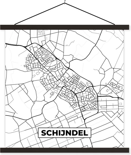 Posterhanger incl. Poster - Schoolplaat - Schijndel - Plattegrond ...